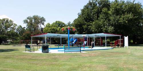 Oklahoma's Pennington Creek Park Waterfall Swimming Hole