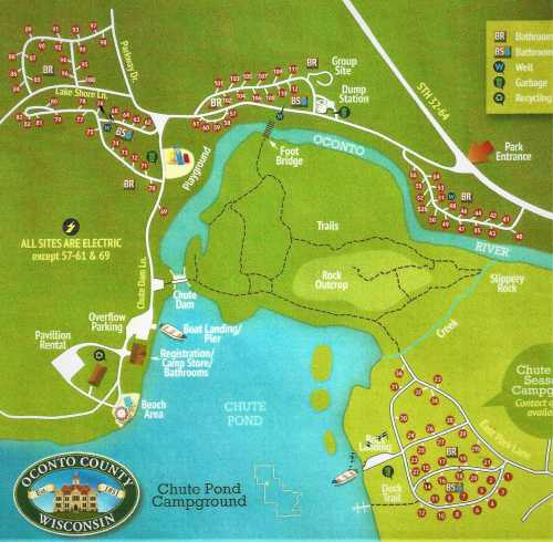 Best Natural Waterpark in Wisconsin: Chute Pond In Mountain, WI