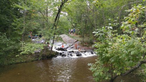 Best Natural Waterpark in Wisconsin: Chute Pond In Mountain, WI