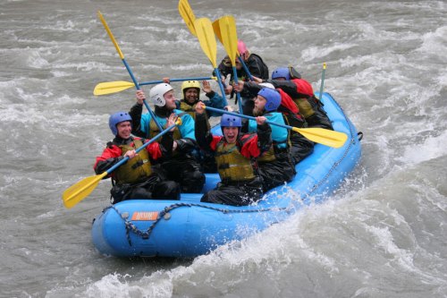 Whitewater Raft Nenana Gorge On An Alaskan Whitewater Adventure