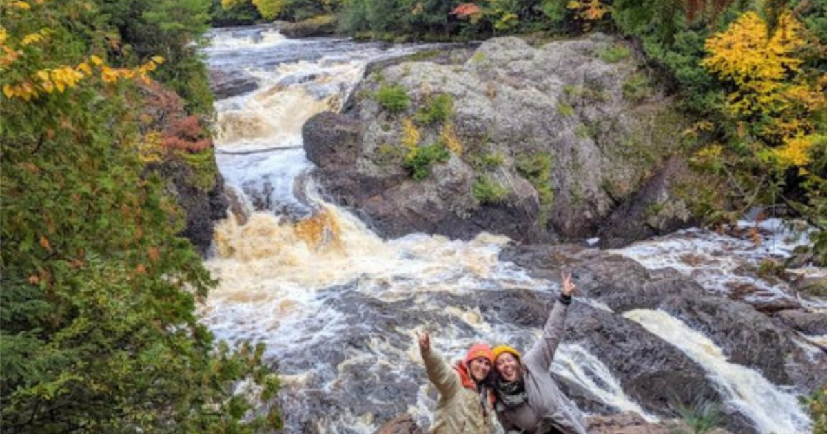 Fall Is The Perfect Time To Visit Potato River Falls In Wisconsin