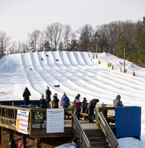 Try Snow Tubing At Nashoba Valley Ski Area In Massachusetts