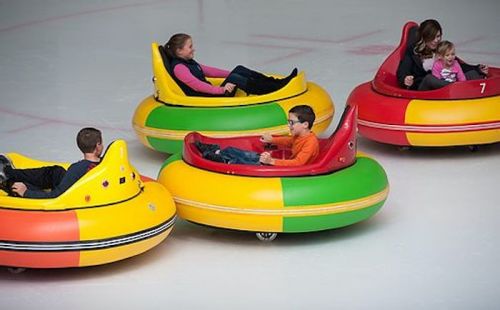 The Harrington Ice Rink Bumper Cars Offer Winter Fun In Delaware