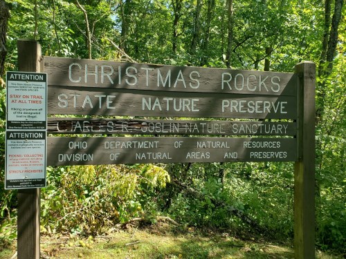 Jacob's Ladder & Christmas Rocks State Nature Preserve in Ohio