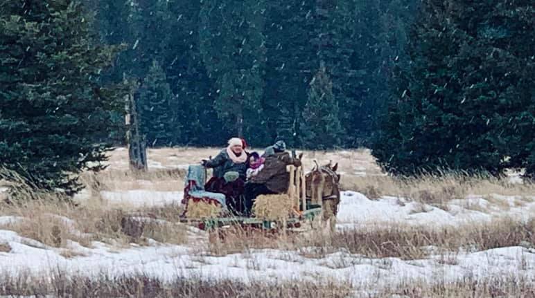 Take A Winter Sleigh Ride With Klazy3 In Montana