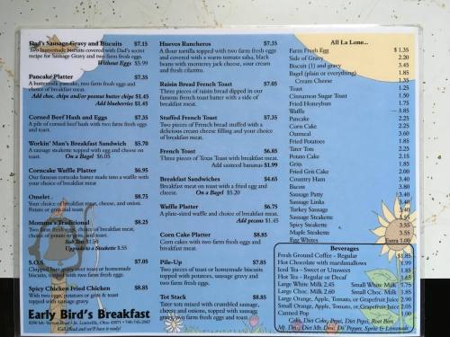 Best Home-Cooked Breakfast in Ohio: Early Bird Breakfast