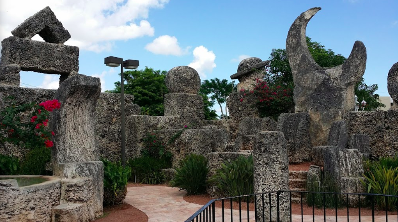 Stone Rock Garden In Florida Coral Castle In Homestead, FL: Mysterious