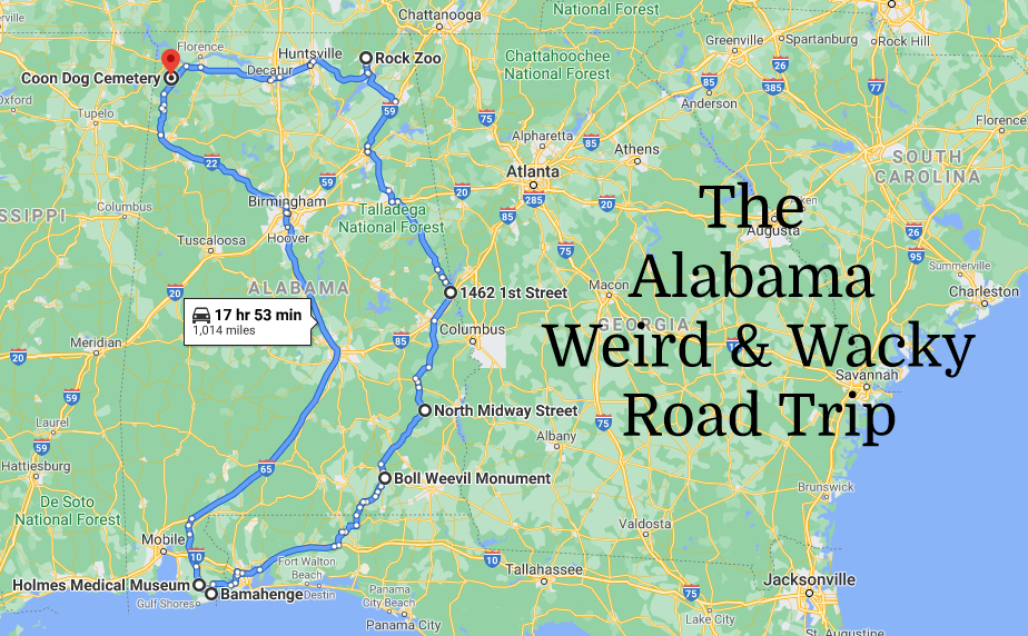 This Road Trip Leads To 7 Weirdest And Wackiest Places In Alabama