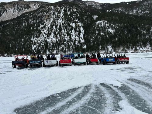 Race A Car Across A Frozen Lake At Our Gang Racing In Colorado