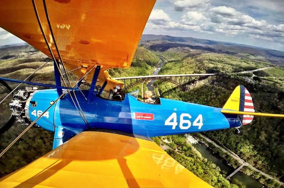 Wild Blue Adventure Company Flies You Over West Virginia In A Biplane.