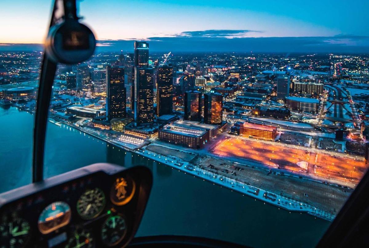 MI Flight Aviation In Michigan Offers Valentine's Day Helicopter Tours