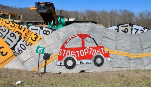 Visit The PennDOT Road Sign Sculpture Garden In Pennsylvania