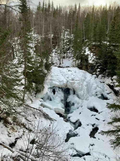 Find A Frozen Waterfall In Alaska On The South Fork Falls Trail