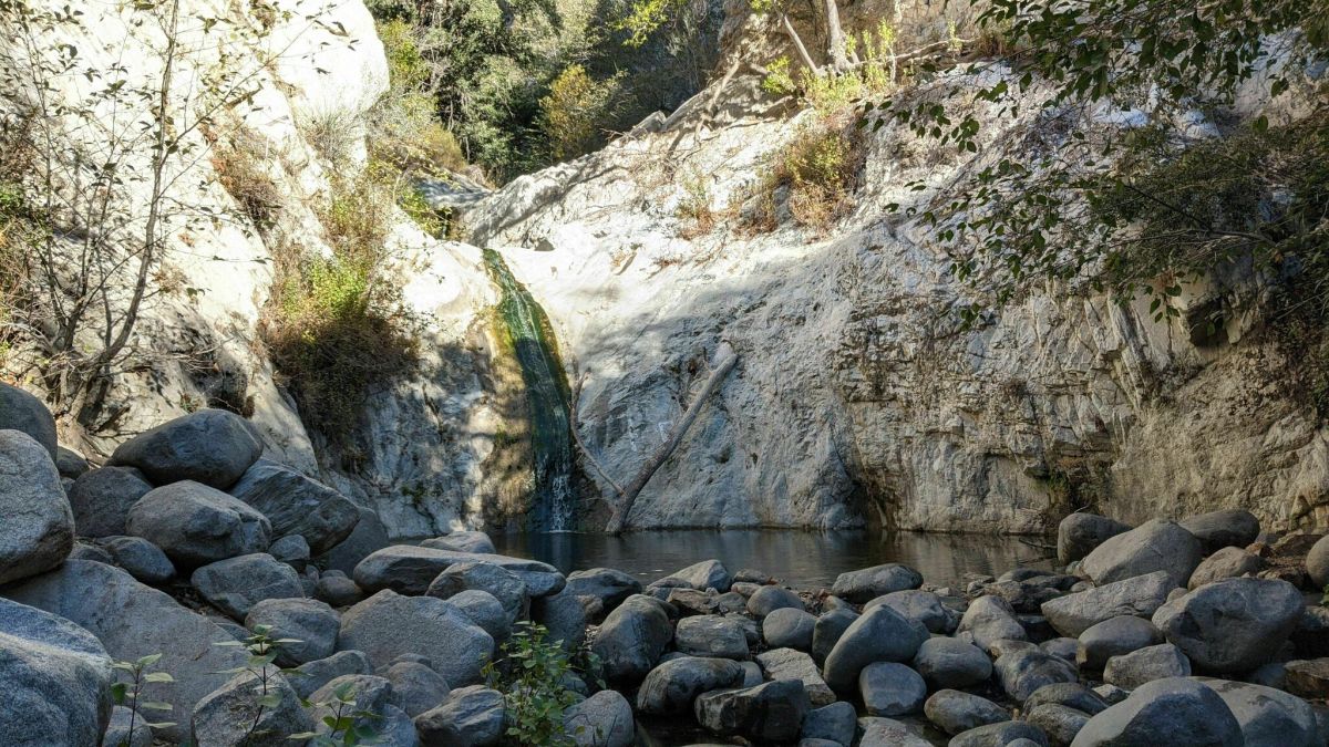 Switzer Falls Is A Waterfall-Fed Pool In Southern California