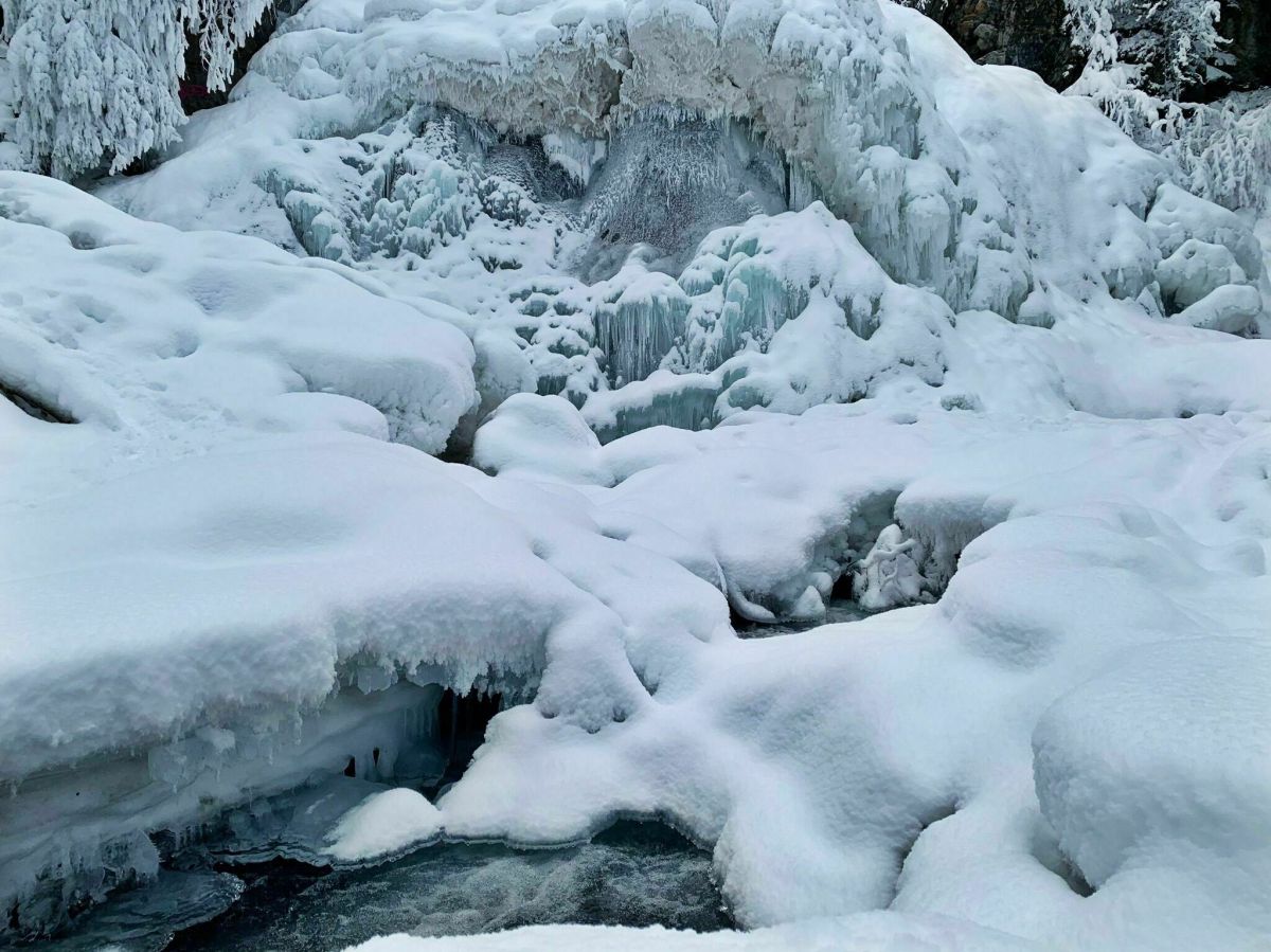 Find A Frozen Waterfall In Alaska On The South Fork Falls Trail