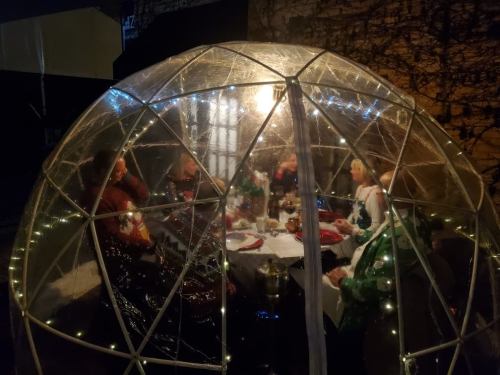 Enjoy Dining In Your Own Private Igloo At The Ivy In Illinois