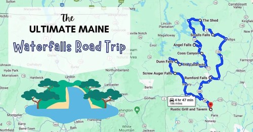 This Maine Waterfalls Road Trip Takes You To Spectacular Places