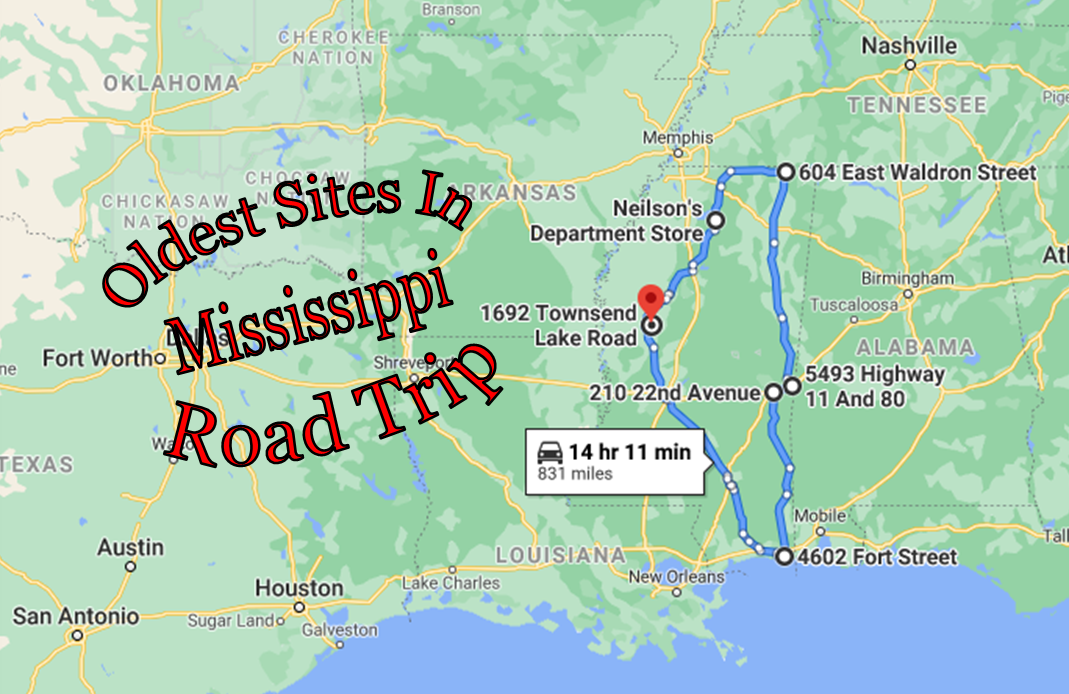 Follow This Route To The Oldest Sites In Mississippi For A Peek Into ...