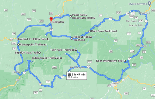 Explore Scenic Adventures Between Ponca and Compton, Arkansas