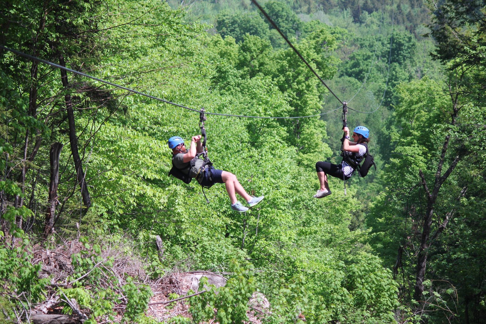 Take A Ride On The Longest Zipline In New Hampshire At Attitash Mountain