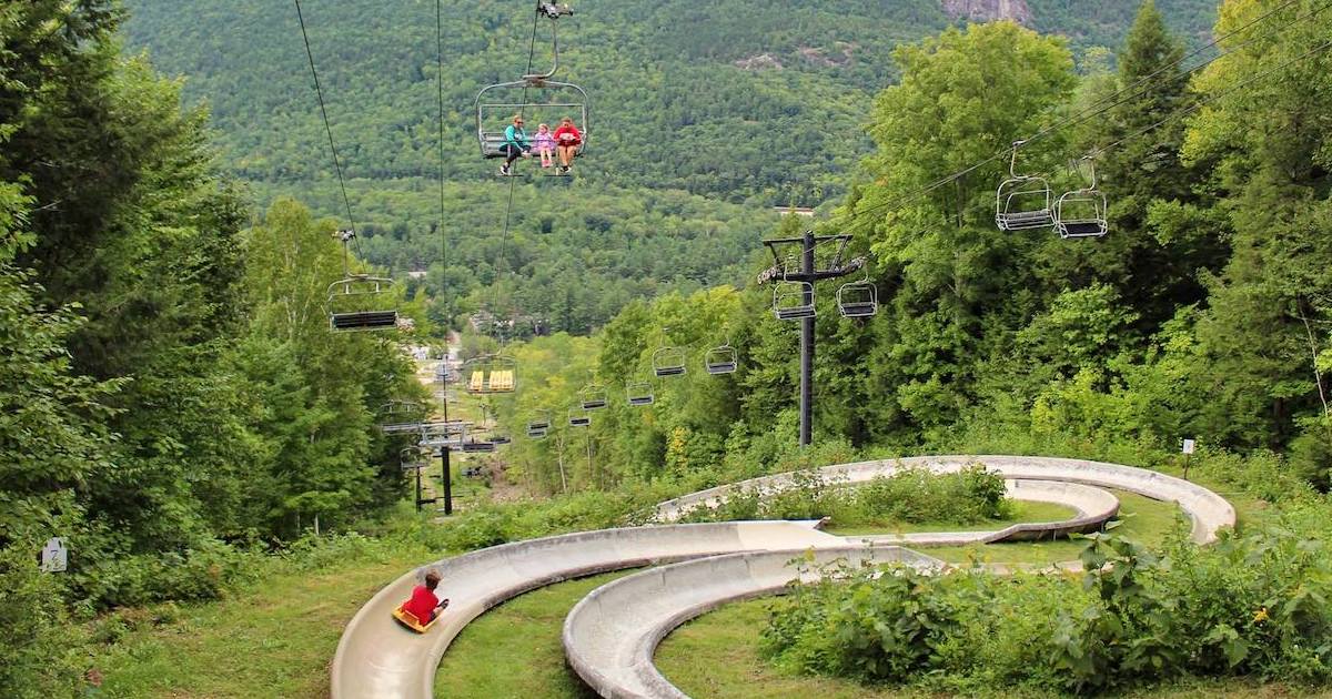 Ride The Epic Attitash Mountain Alpine Slide In NH