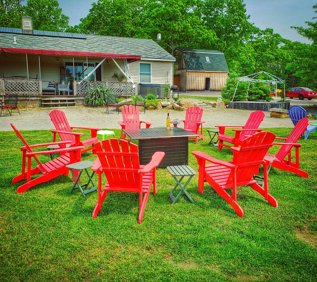 Drink Wine With Dogs At Leyden Farm Vineyard & Winery In Rhode Island