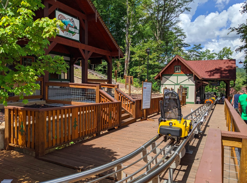 Ride Through The Mountaintops On The Epic Georgia Mountain Coaster
