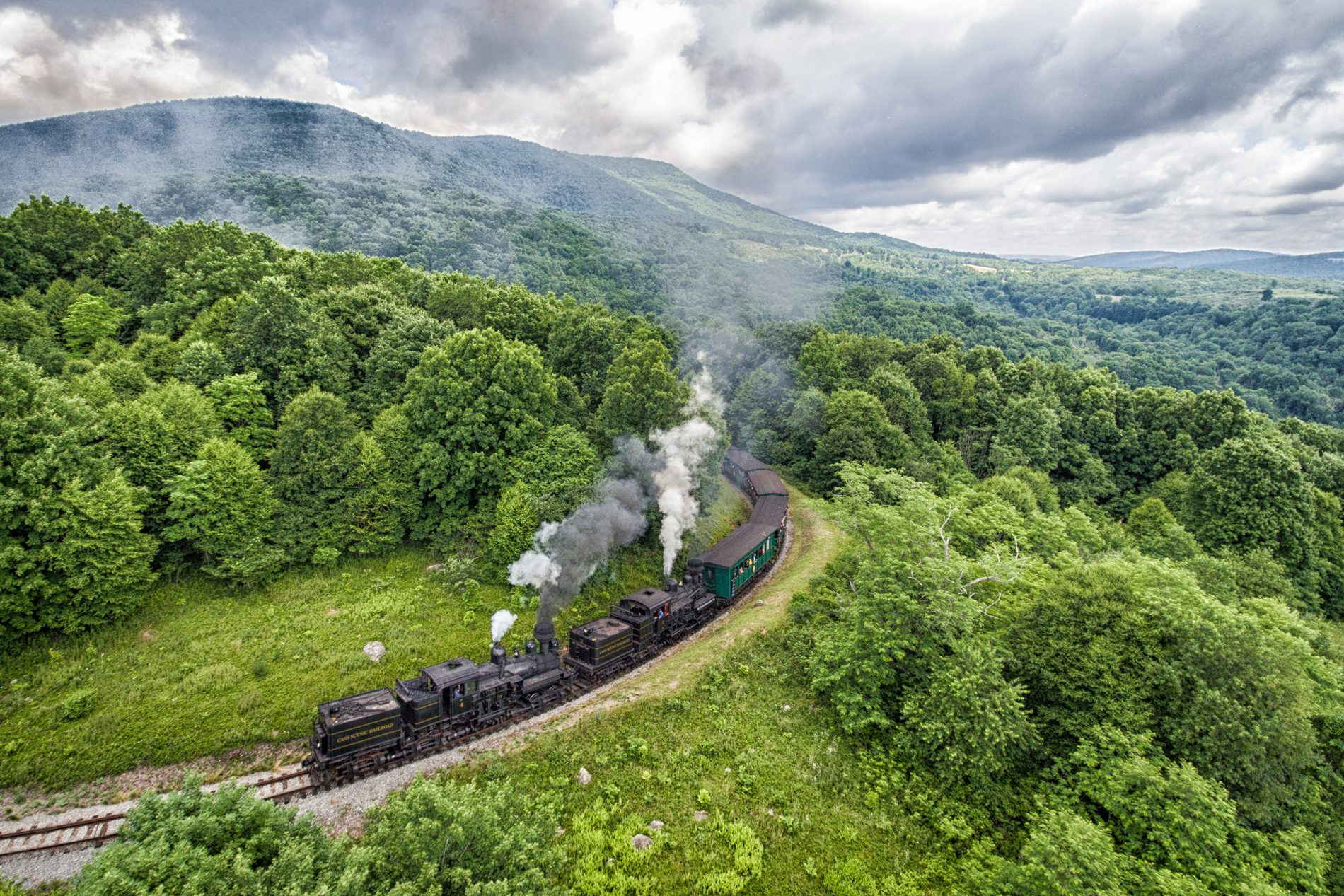 The Cass Scenic Bald Knob Rail Trip Offers Some Of The Most ...