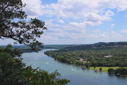 Hike To A Scenic Overlook At Mount Bonnell In Texas