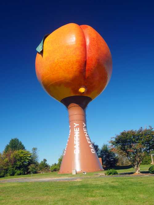 The Peachoid Is A Bizarre Roadside Attraction In South Carolina