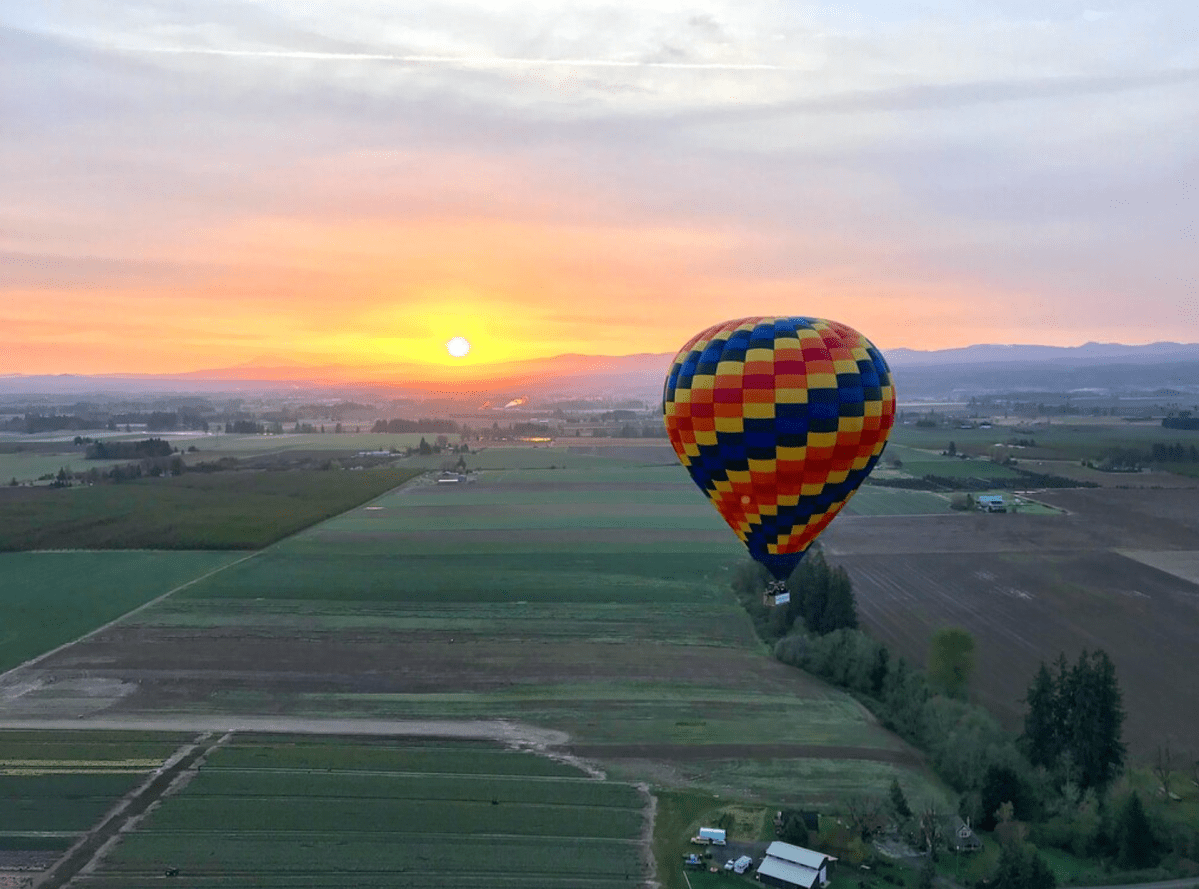 Enjoy Oregon's Splendor From Above With Portland Rose Hot Air Balloons
