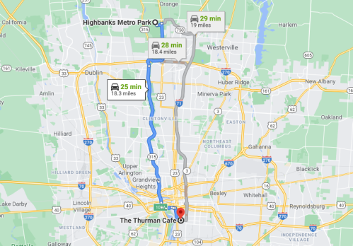 Explore Highbanks Metro Park and The Thurman Cafe in Ohio