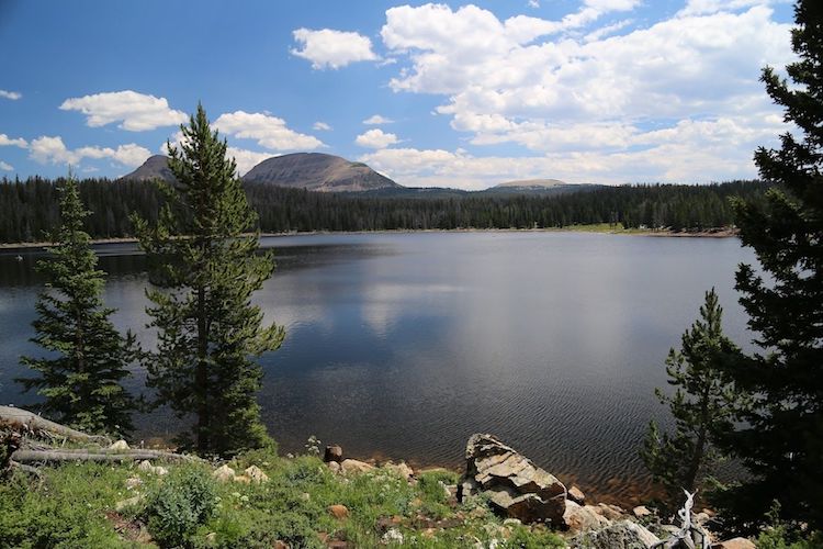 Trial Lake Trail Is Easy Trail That Leads To A Beautiful Lake In Utah
