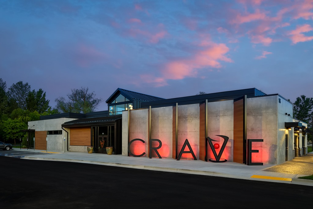 The View From The Rooftop Patio At Crave Kitchen In Idaho Is As Good As ...