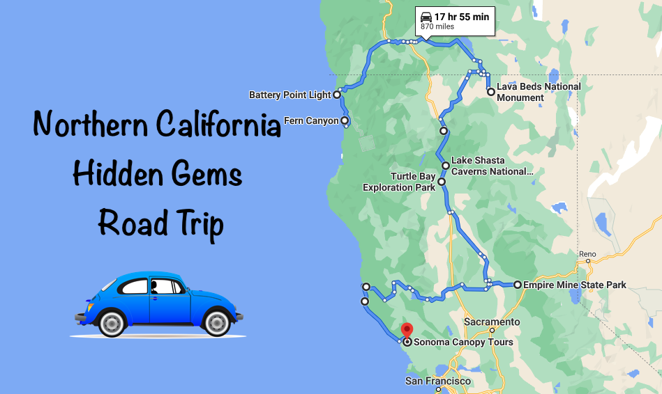 The Ultimate Northern California Hidden Gem Road Trip Will Take You To ...