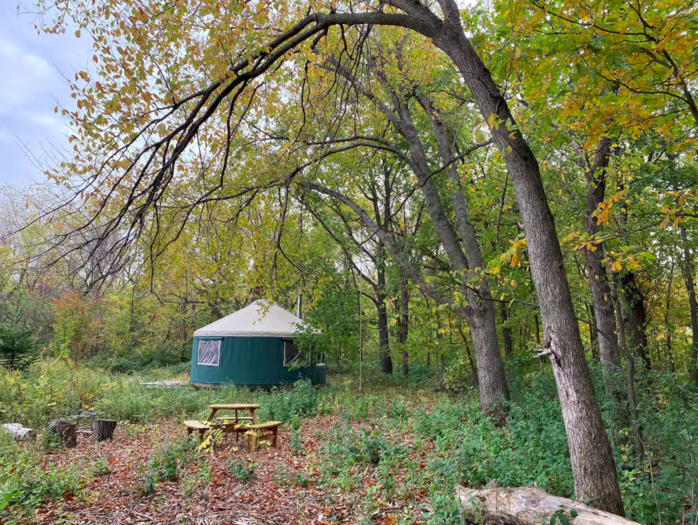 Escape To The Minnesota Countryside With A Stay In This Beautiful Yurt
