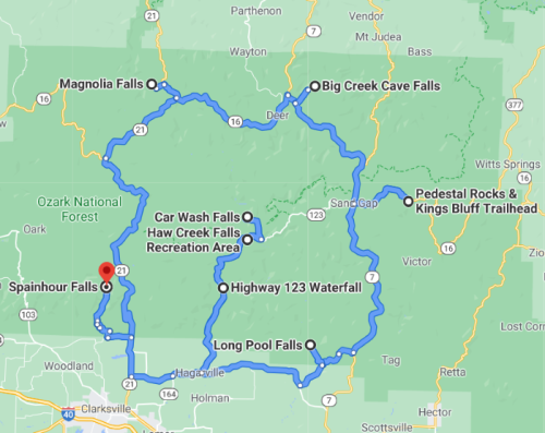 This Arkansas Waterfall Road Trip Takes You To 13 Waterfalls