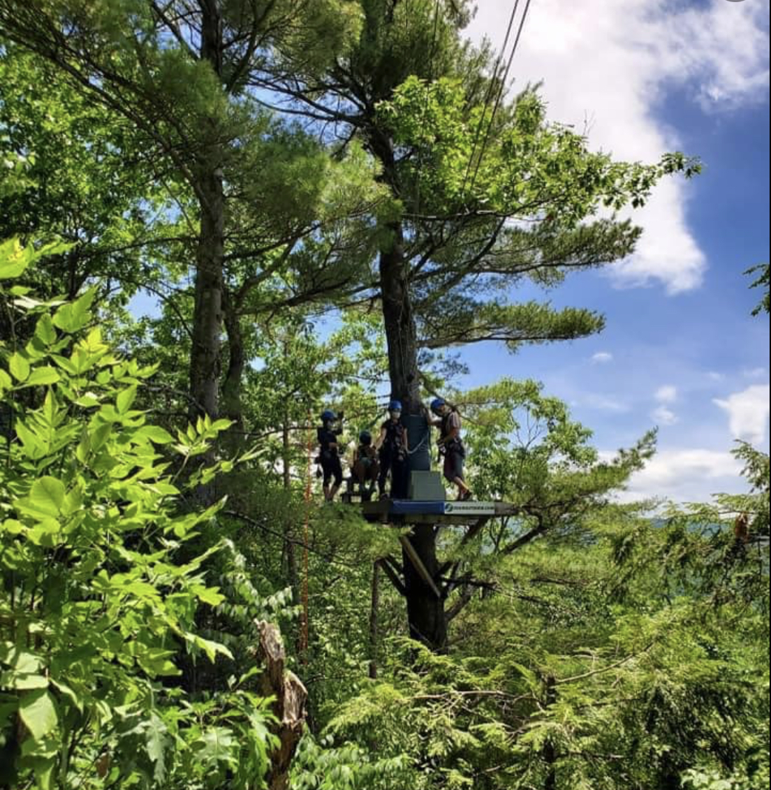 Whiz Through The Treetops At Zoar Outdoor Zip-Lining In Massachusetts