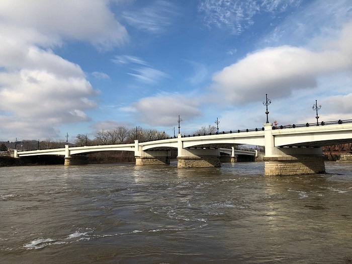 The Spirit of Dr. Isaac Fowler Floats Across Y-Bridge In Ohio