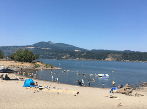 Hood River Waterfront Park's Swimming Hole Is Good, Old-Fashioned Fun