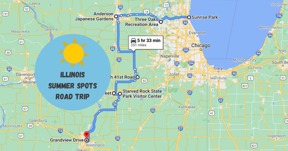Hop In The Car And Visit These Scenic Summer Spots In Illinois