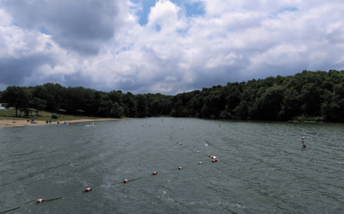 Lake Icaria's Small Sand Beach Is One Of Iowa's Best Beaches