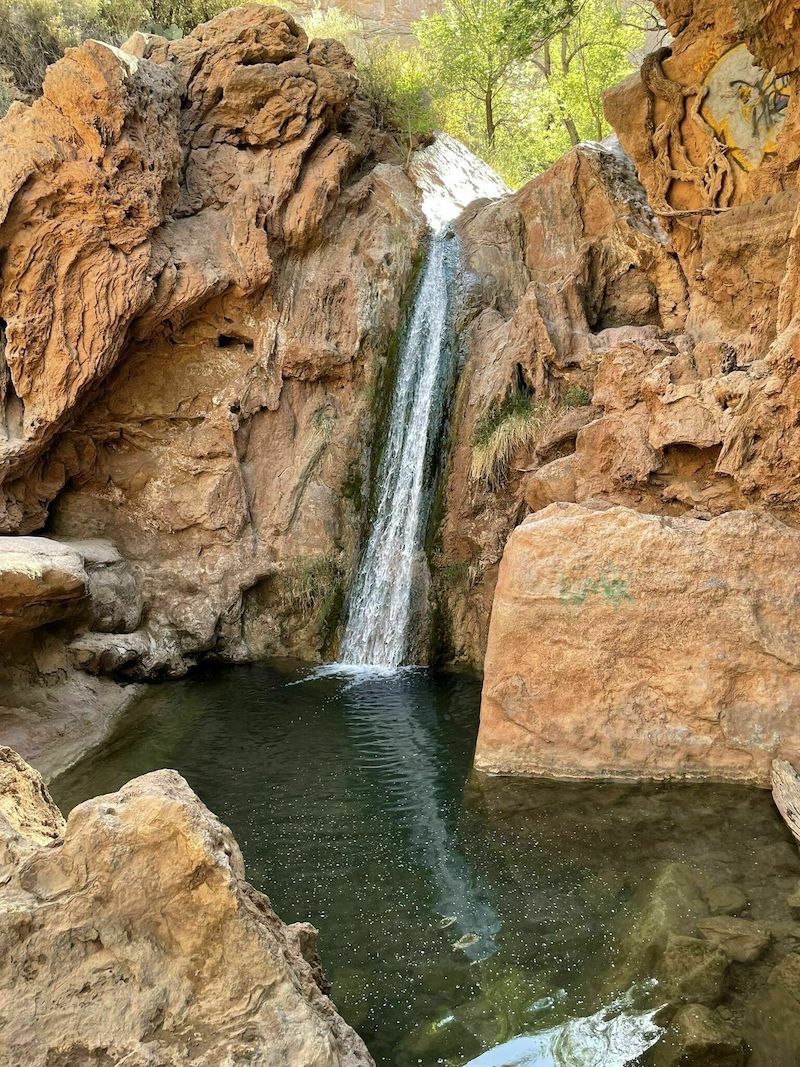 Brown Waterfall New Mexico New Mexico Wildnisgebiete