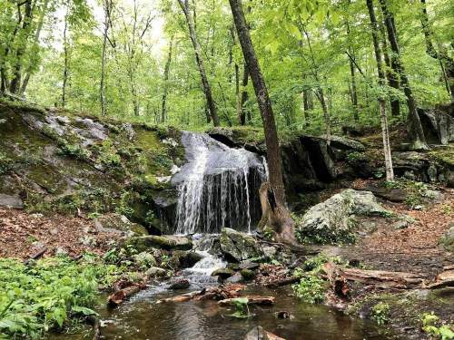 See A Beautiful Waterfall At Rhode Island's Ken Weber Conservation Trail