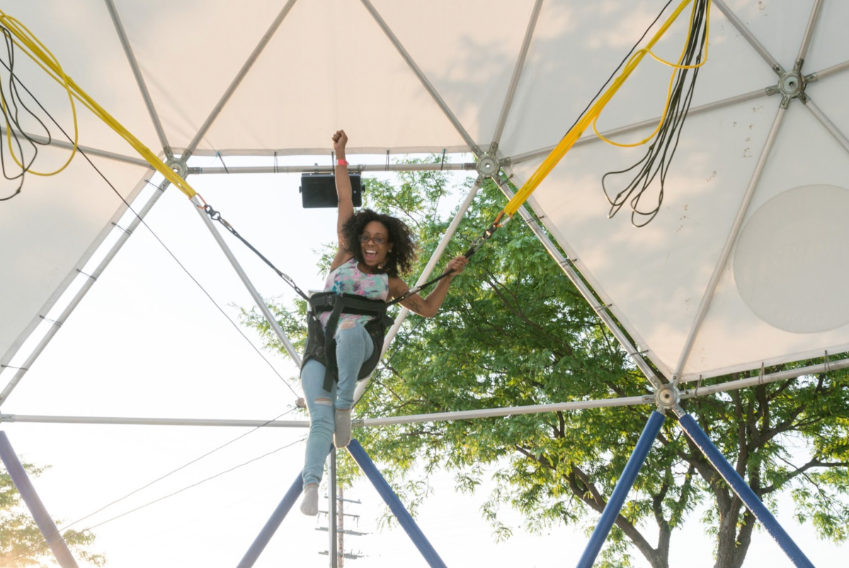 Midway Sports And Entertainment In Michigan Offers Euro Bungy Ride