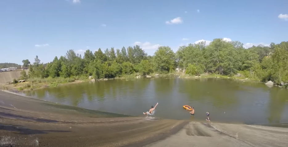 The Ingram Dam In Texas Is Also A Water Slide And It’s The Most Fun ...