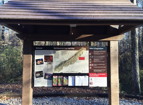 Go Hiking Or Biking At Red Mountain Park In Alabama