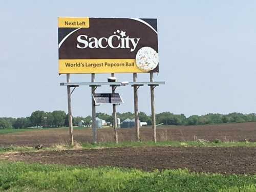 All Of 9,370 Pounds, The World's Largest Popcorn Ball Is In Sac City, Iowa