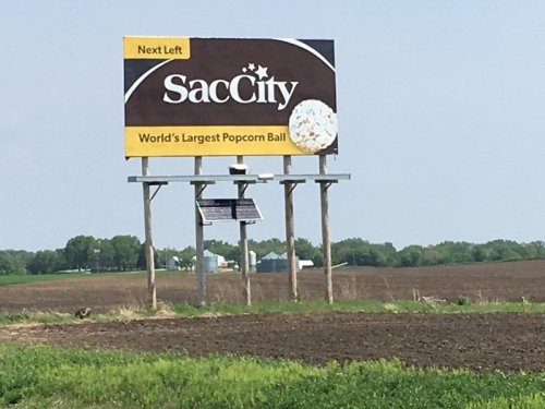 All Of 9,370 Pounds, The World's Largest Popcorn Ball Is In Sac City, Iowa