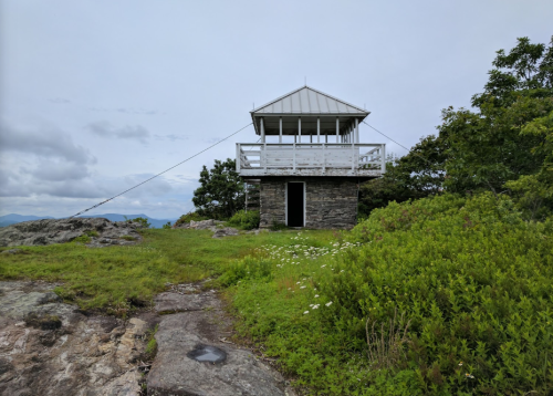 Hike To A Weathered 100-Year-Old Firetower On This North Carolina Trail